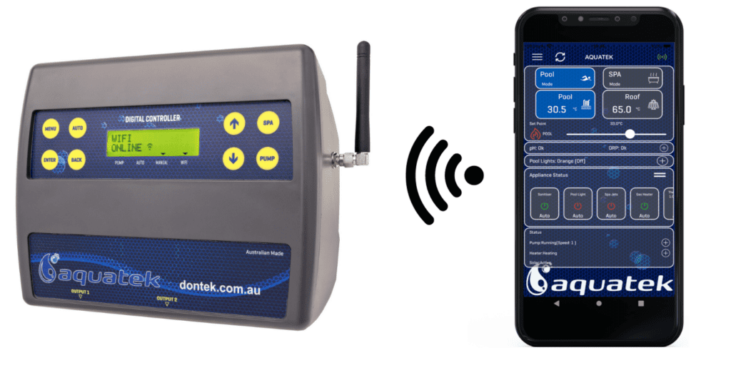 Aquatek Remote Pool Controller | Fully-Tiled Concrete Precast Pools ...